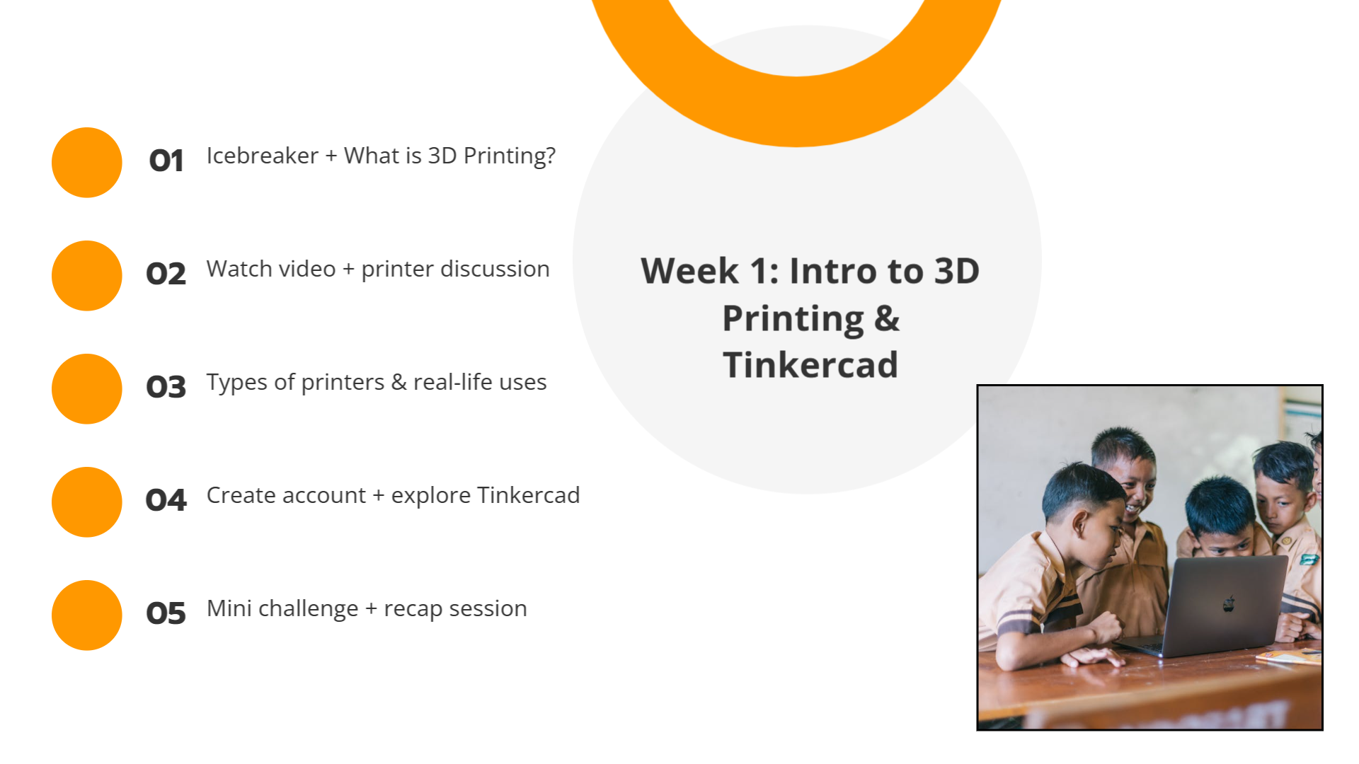 4-Week 3D Printing & Tinkercad Lesson Plan | Slidebyslide.ai