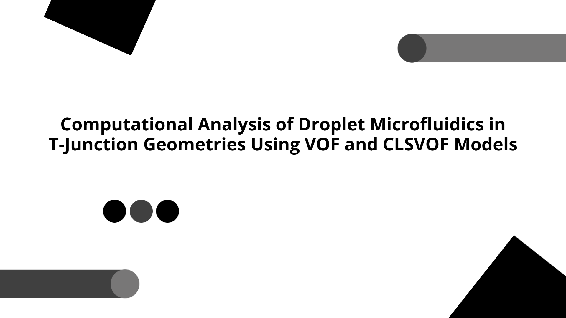 Computational Analysis of Droplet Microfluidics in T-Junction ...