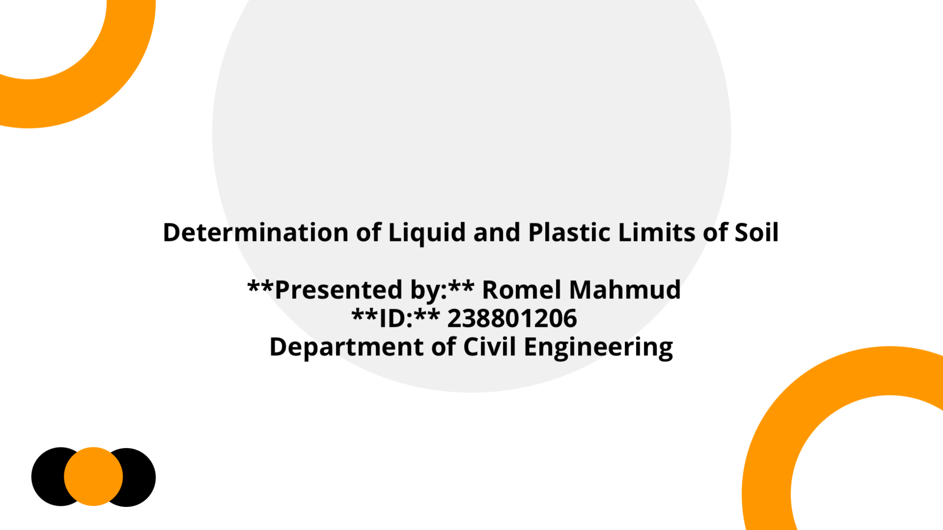 Determination of Liquid and Plastic Limits of Soil | Slidebyslide.ai