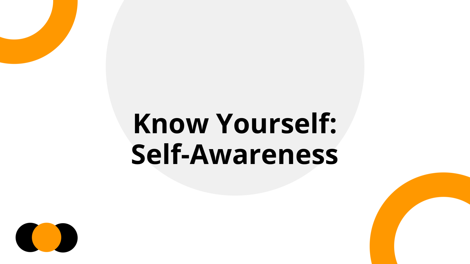 Know Yourself - Self-Awareness (Redesign) | Slidebyslide.ai