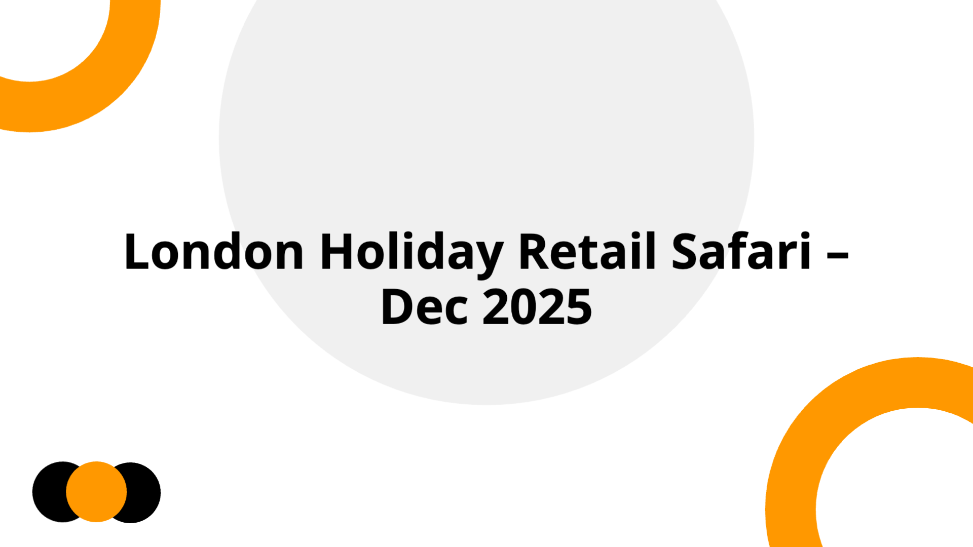 London Holiday Retail Safari – Dec 2025 | Slidebyslide.ai