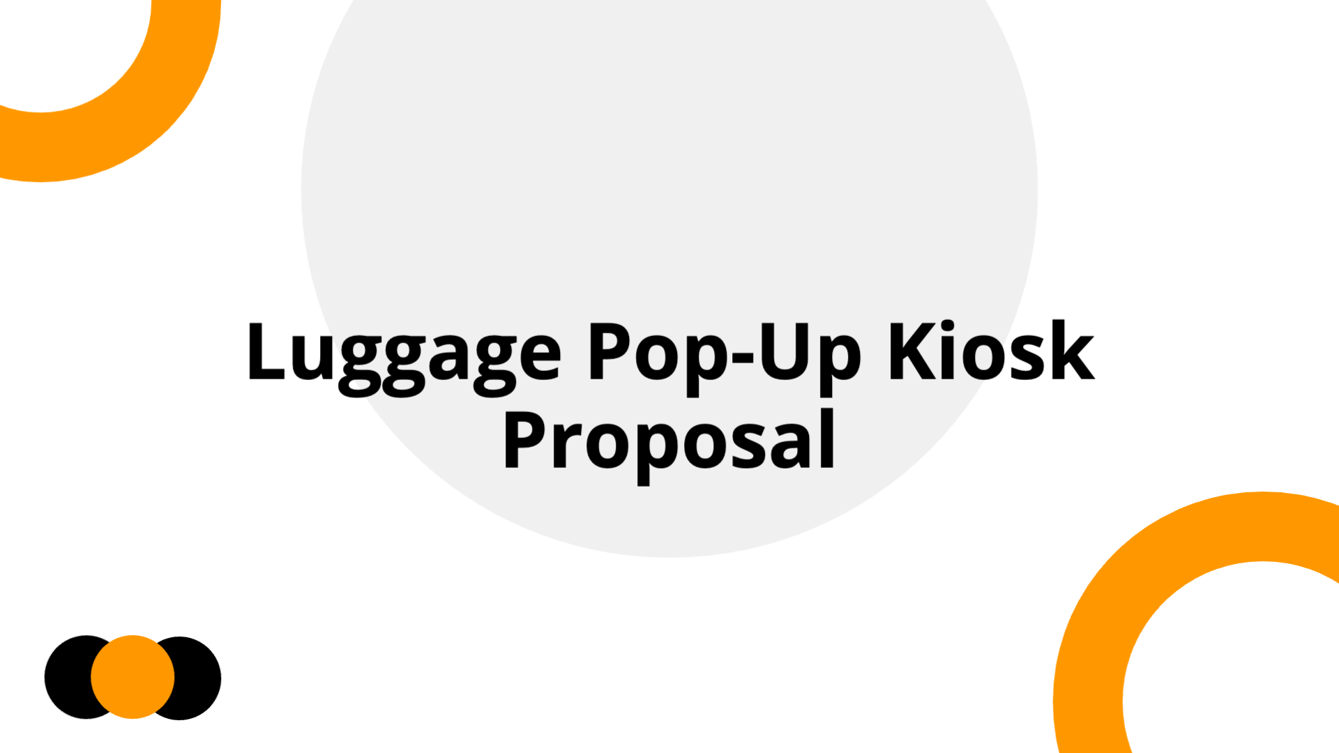 Luggage Pop-Up Kiosk Proposal | Slidebyslide.ai
