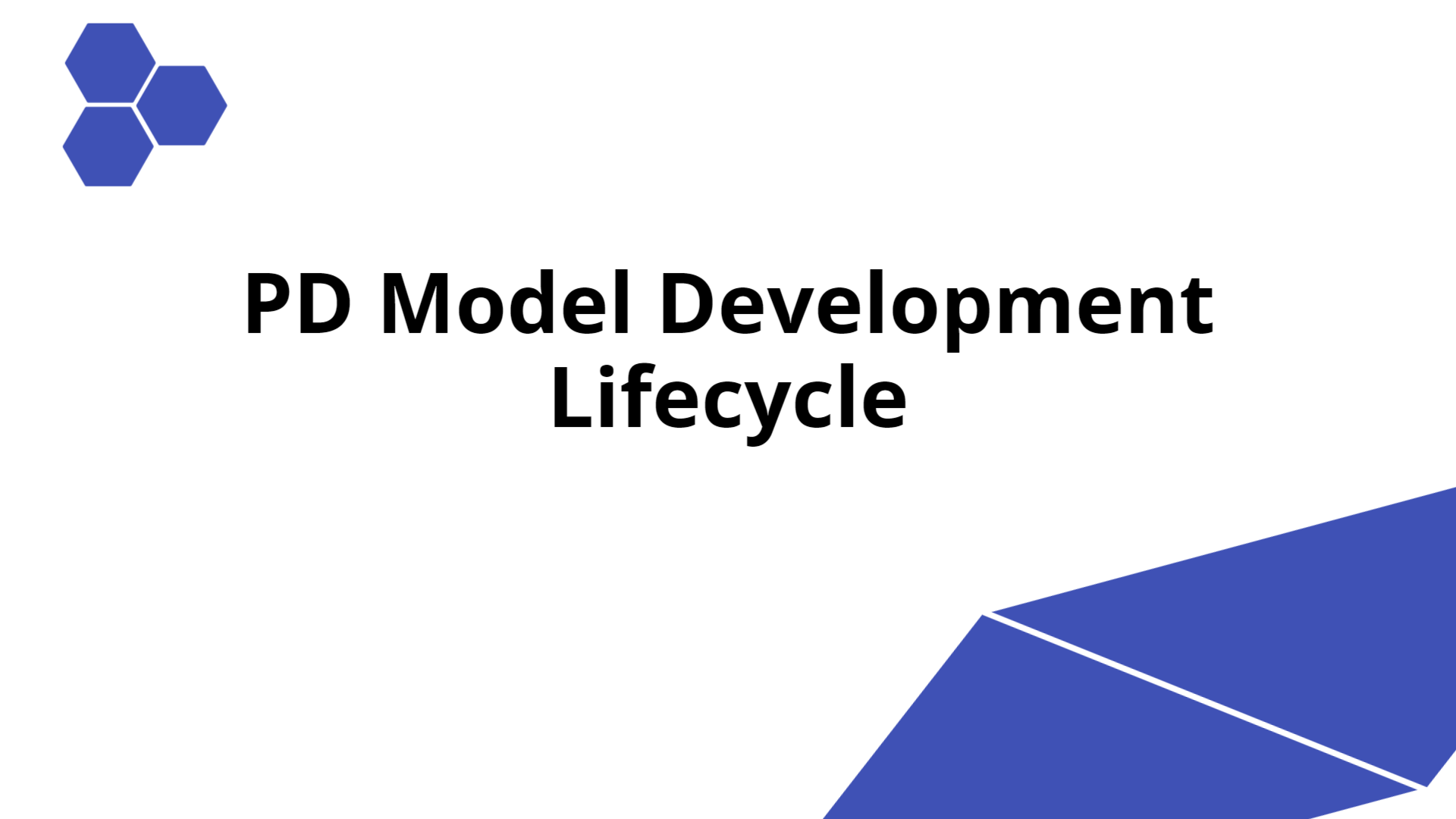 PD Model Development Lifecycle (Modern Rework) | Slidebyslide.ai