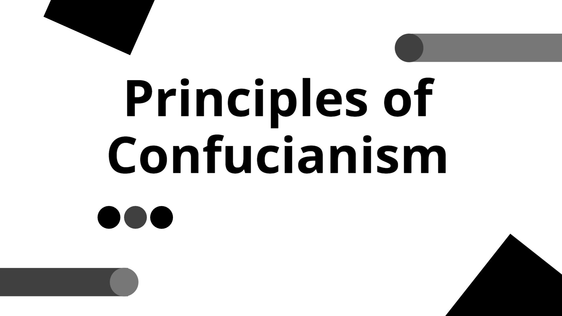 Principles of Confucianism | Slidebyslide.ai