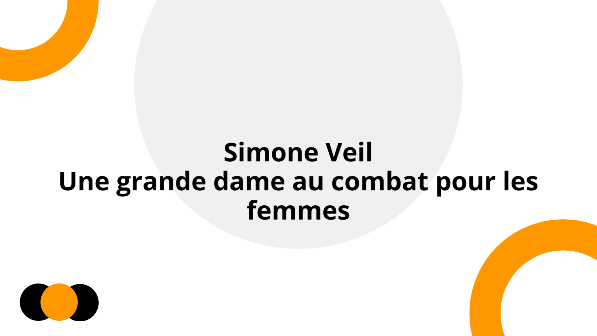 Simone Veil et son combat pour les femmes | Slidebyslide.ai
