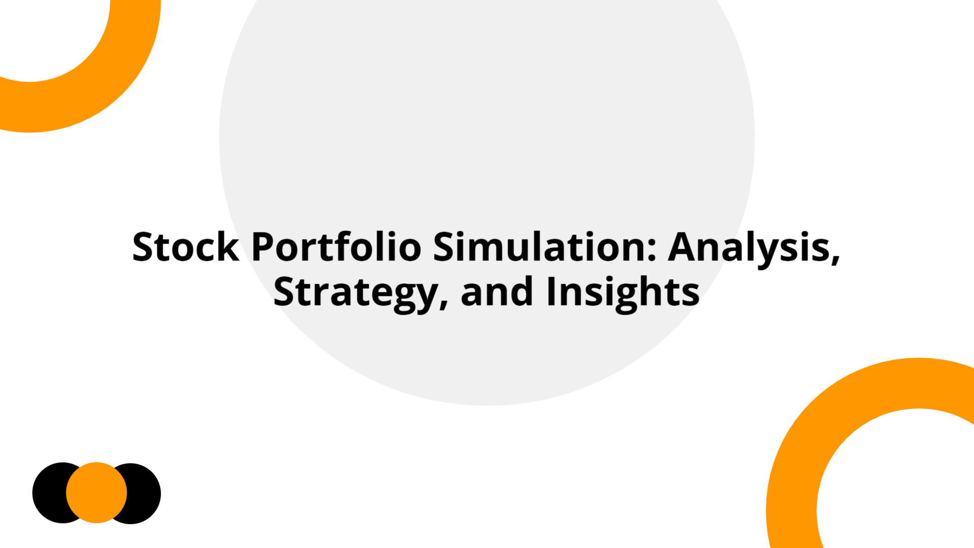 Stock Portfolio Simulation Presentation | Slidebyslide.ai
